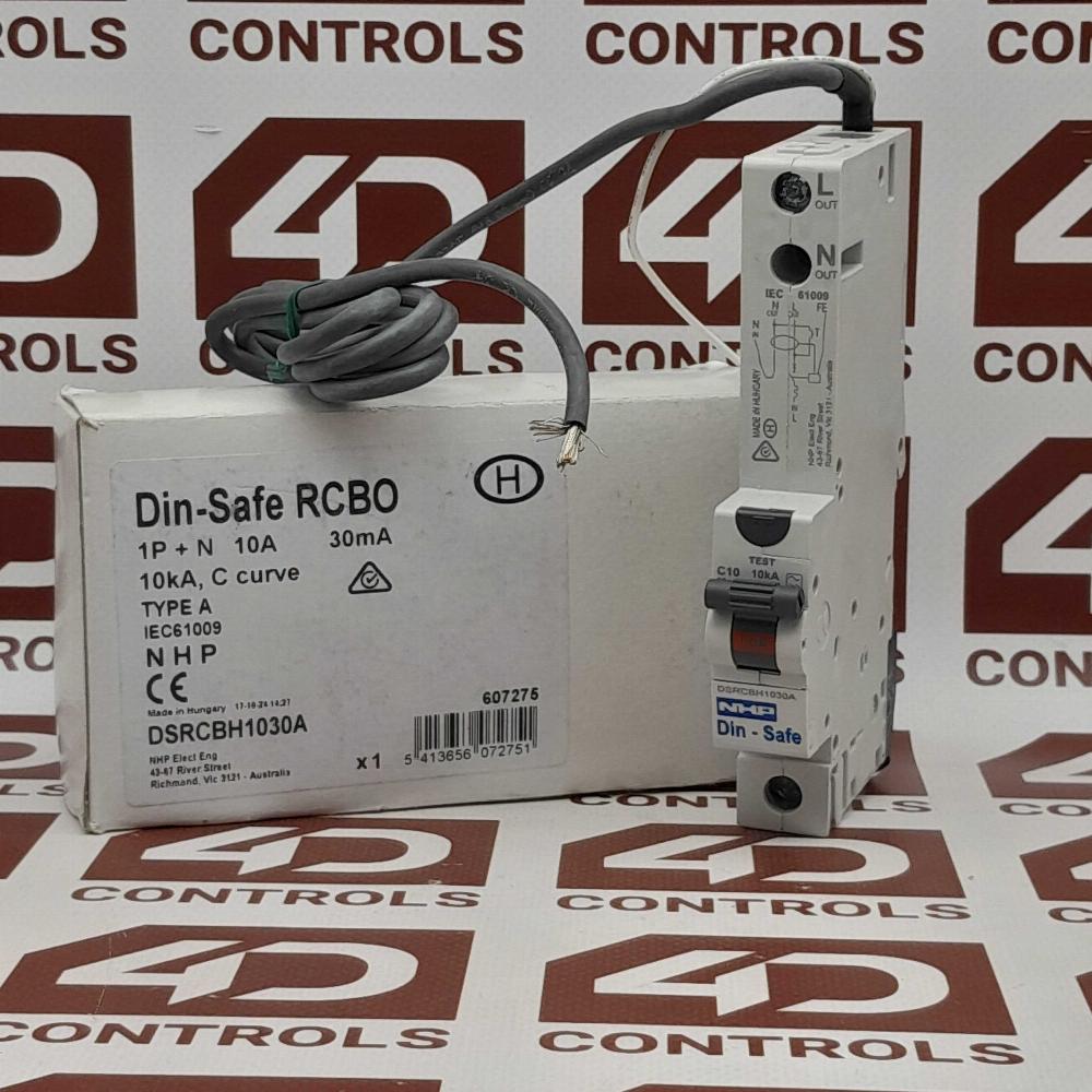 DSRCBH1030A | NHP | RCBO Circuit Breaker, 10A, 1 Pole, 240V