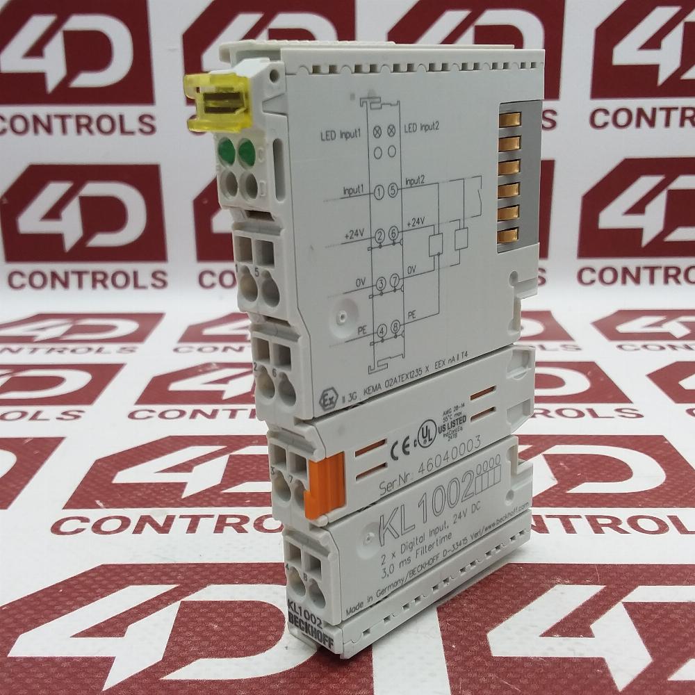 KL1002 | Beckhoff | Digital Input Terminal, 2 Channel, 24VDC