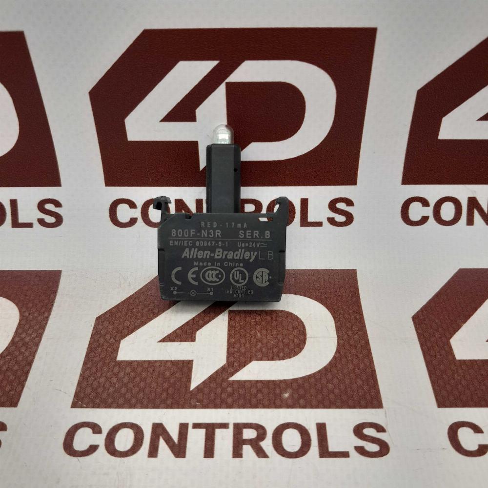 800F-N3R | Allen Bradley | 22mm Red LED Module, 24V AC/DC