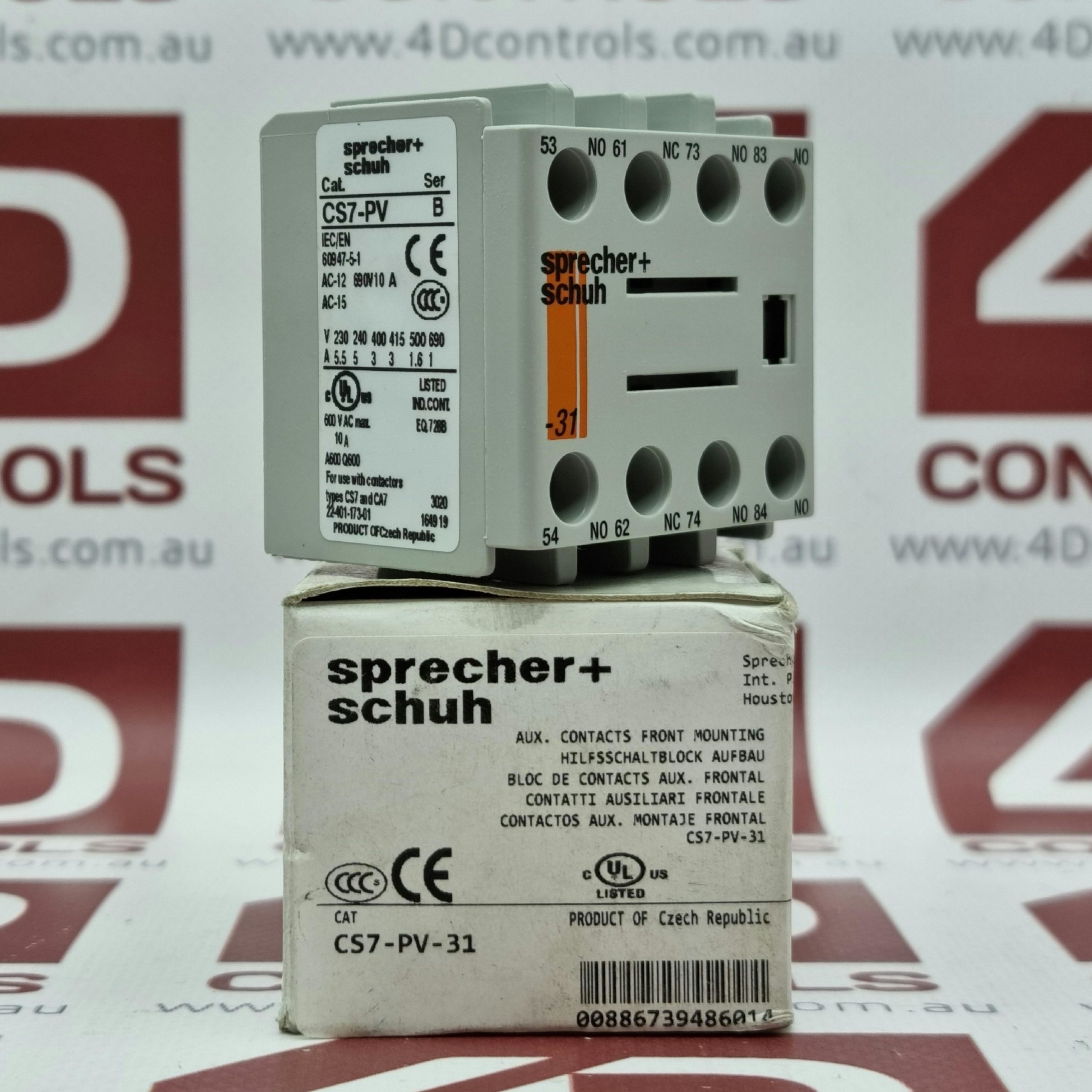 CS7-PV-31 | Sprecher + Schuh | Auxiliary Contactor, 10A