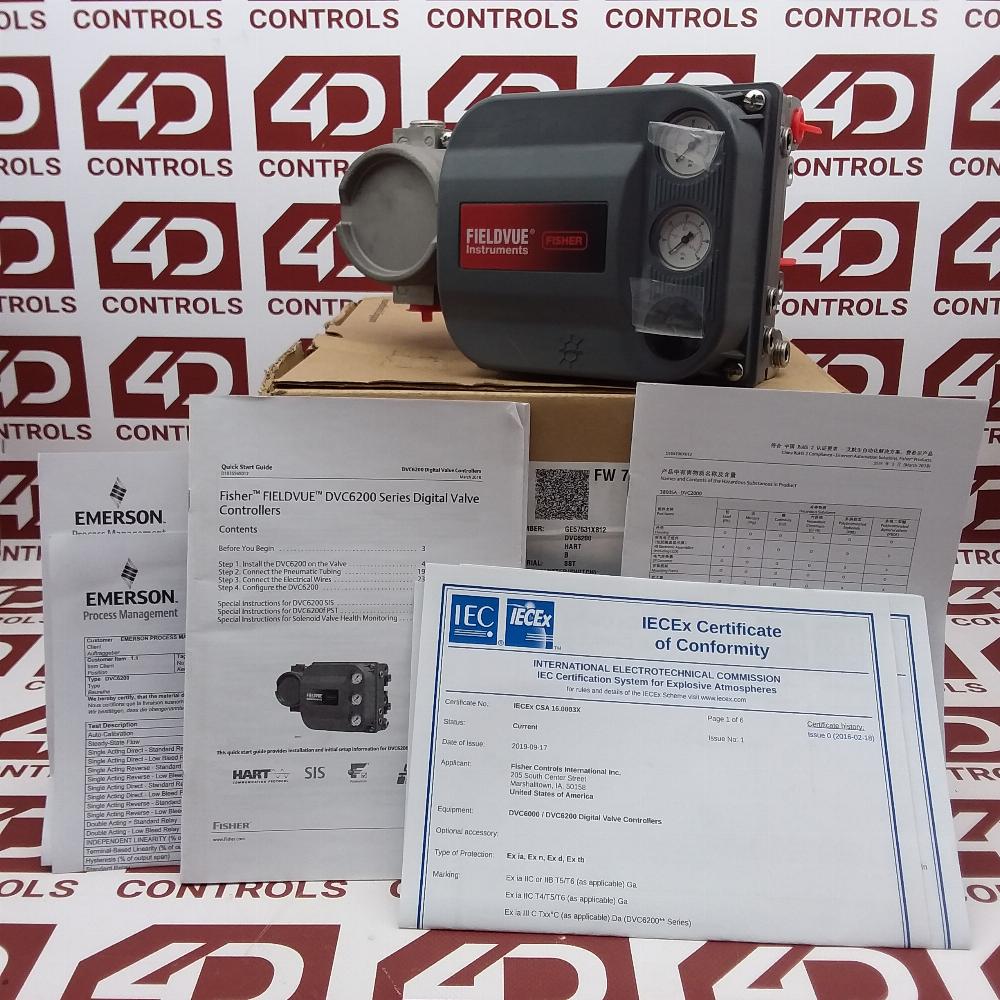 DVC6200SHW2 | Emerson | Valve Controller , Digital, Hart