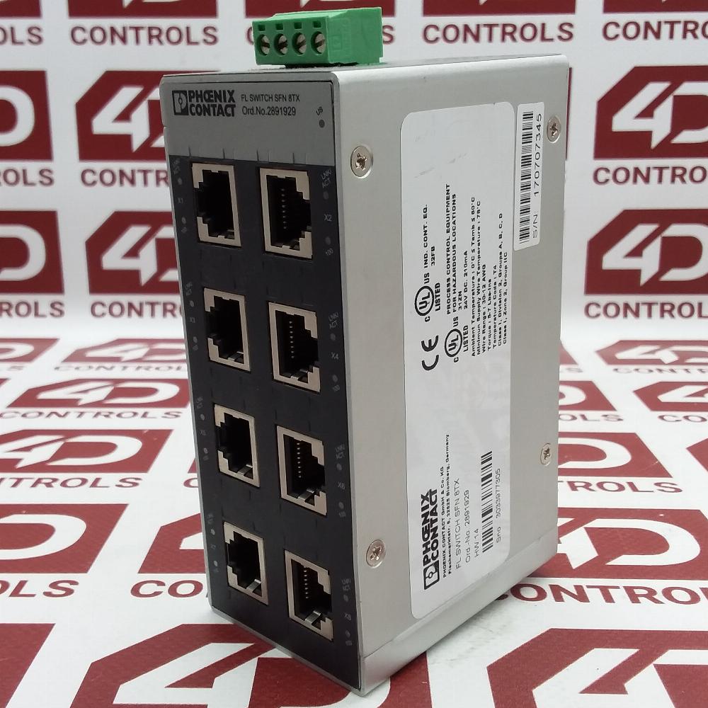 2891929 (FL SWITCH SFN 8TX) | Phoenix Contact | Ethernet