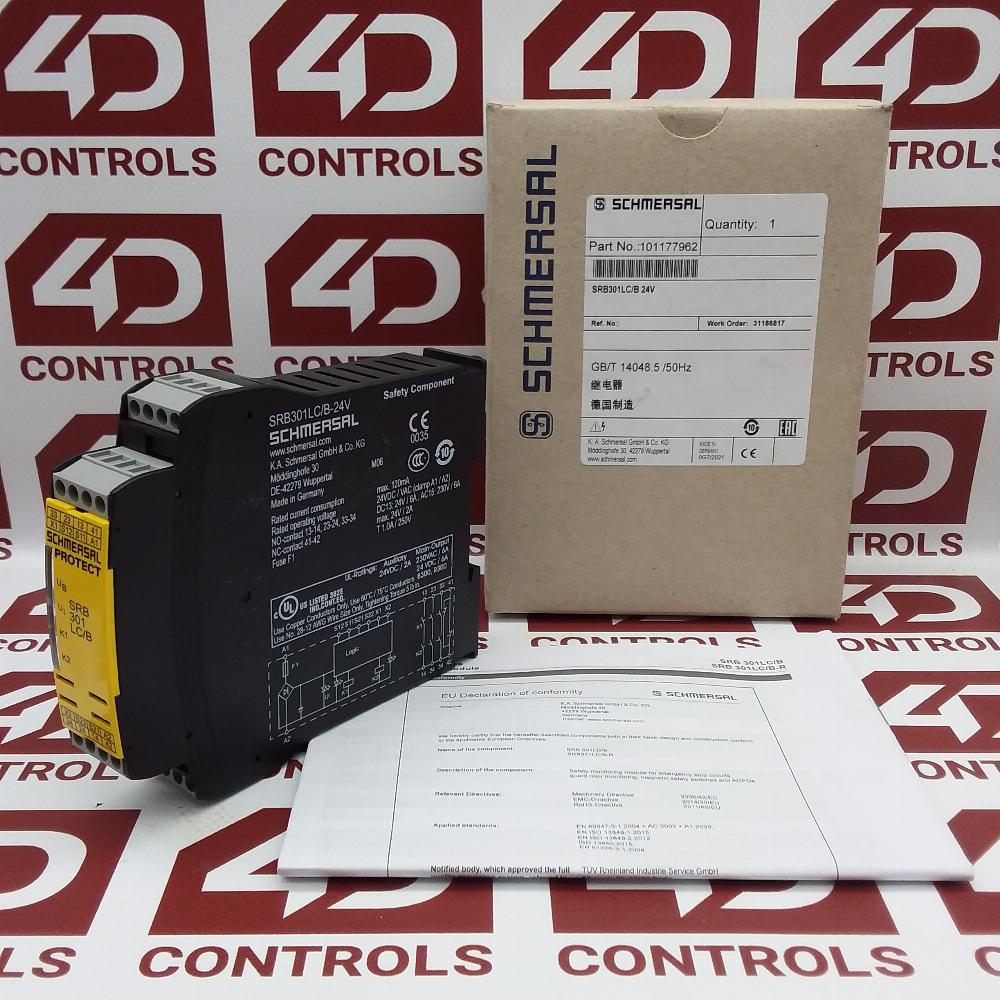 101177962 | Schmersal | Safety Relay, 24VAC/DC, 50/60Hz