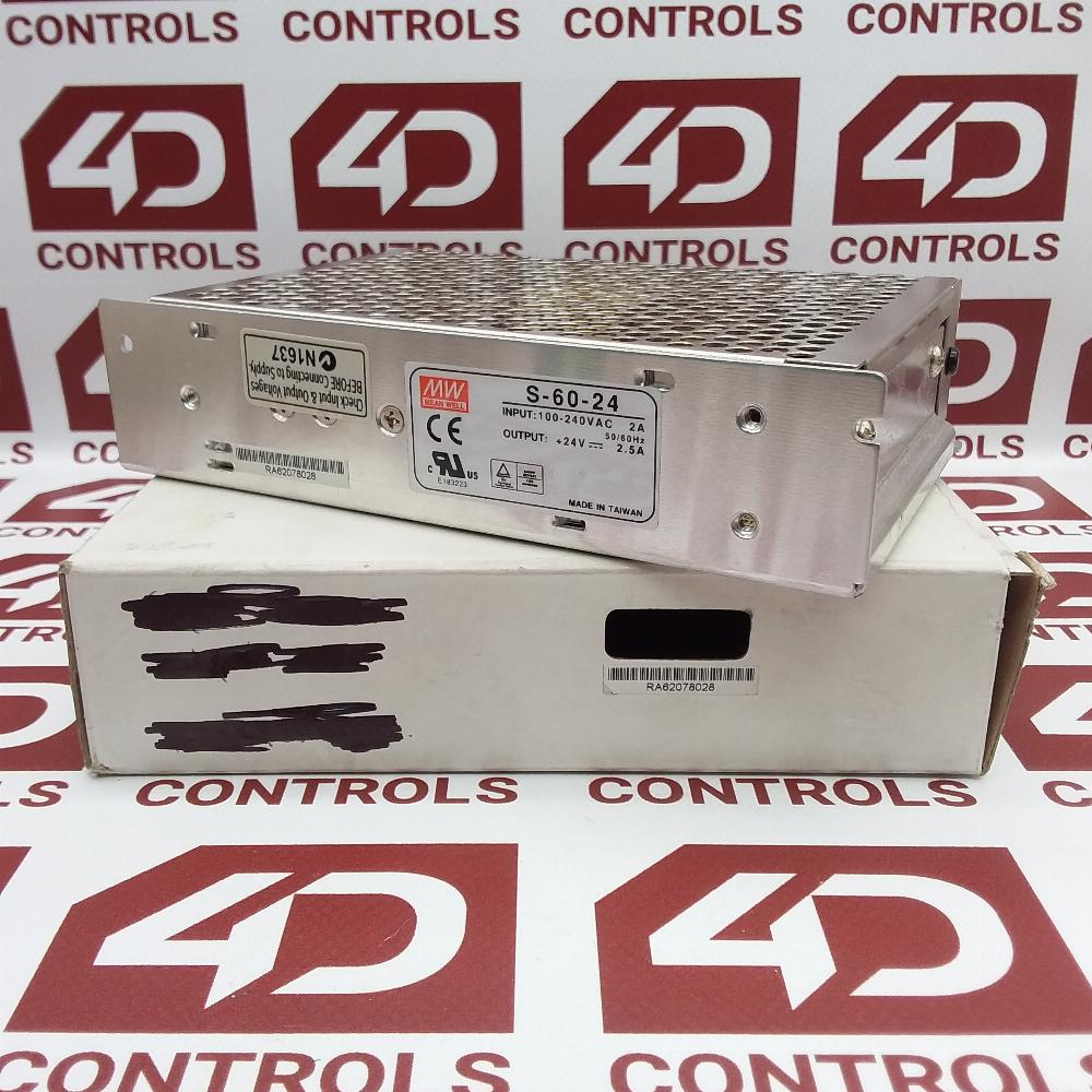 S-60-24 | meanwell | Power Supply, Enclosed, 60W, 2.5A