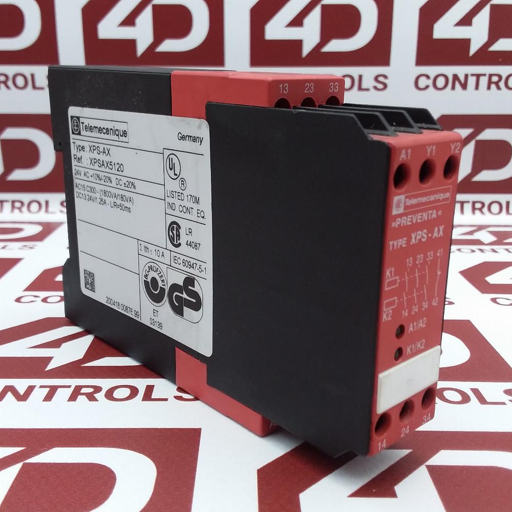 XPSAX5120 | Telemecanique | Safety Relay, 300V, 2.5A