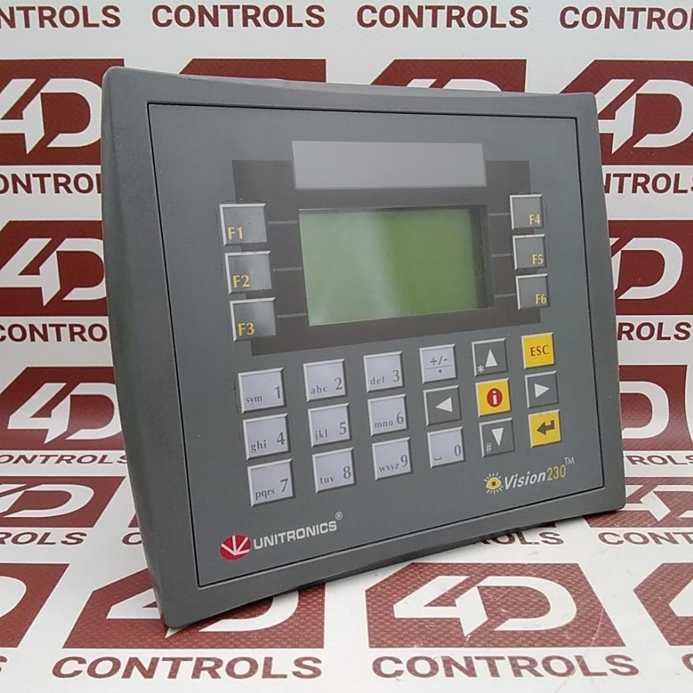 V230-13-B20B | UNITRONICS | HMI Display, 3.2 Inch, Keyboard