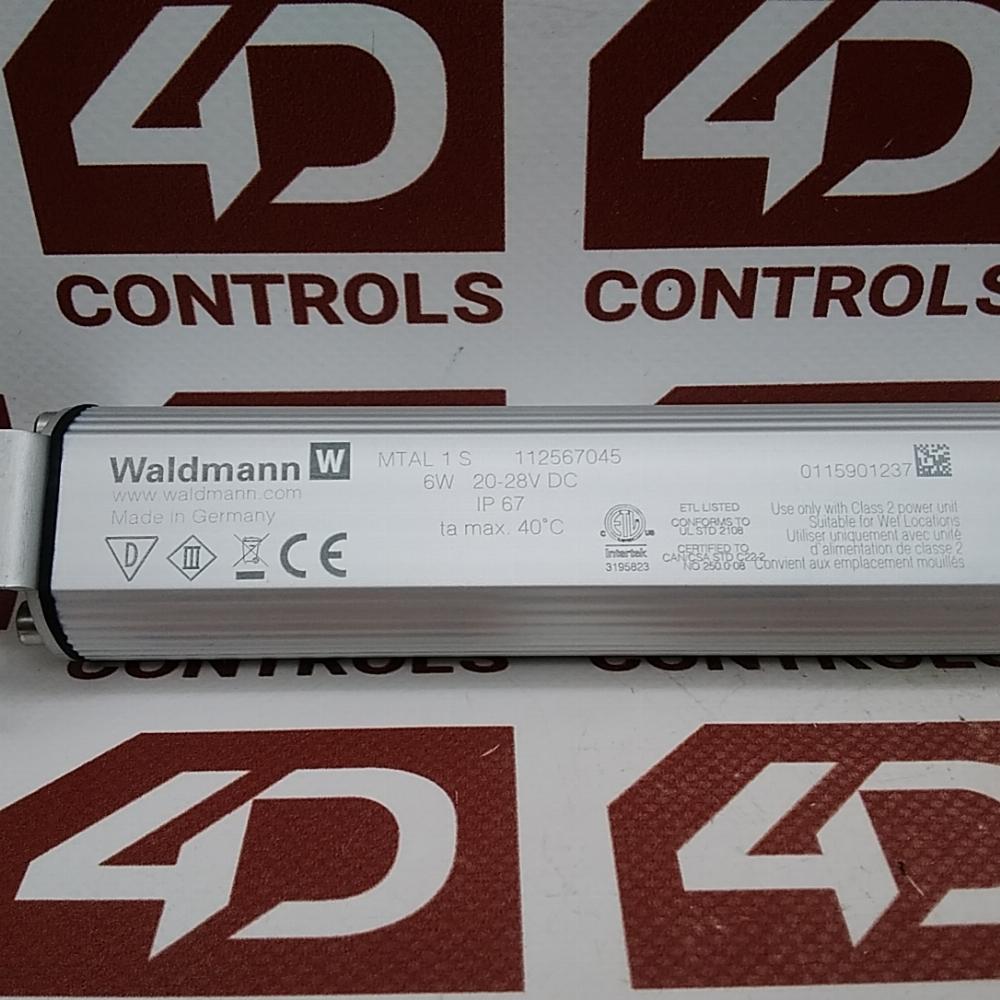 112567045 | Waldmann | LED Machine Light, 24VDC, 6W, IP67