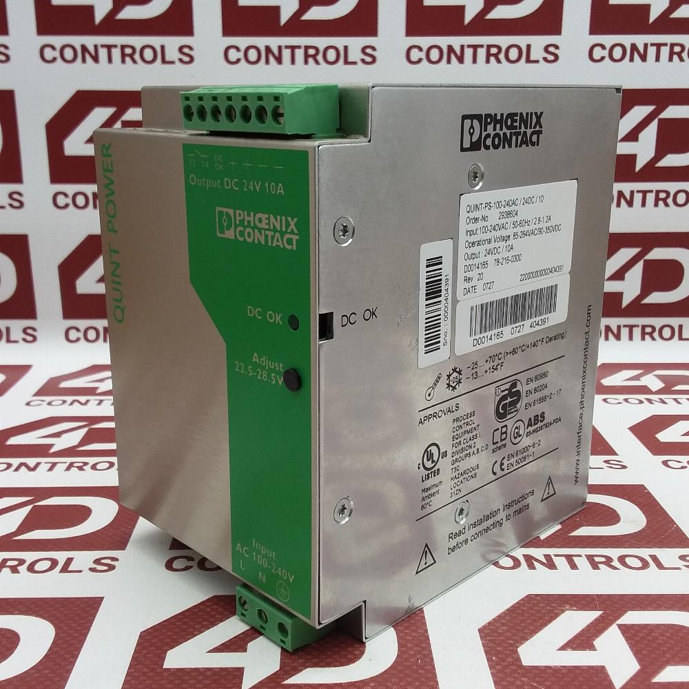 2938604 | Phoenix Contact | (QUINT-PS-120AC/24DC/10), IP20