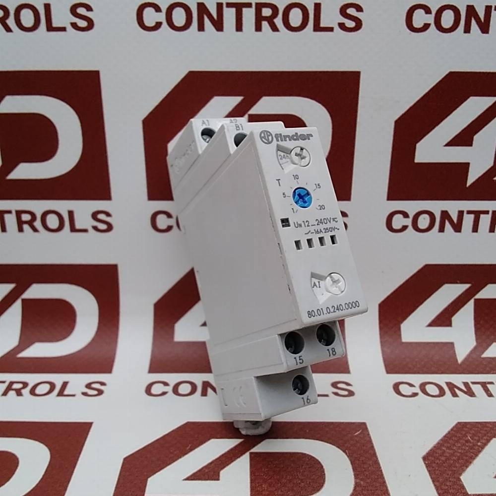 80.01.0.240.0000 | Finder | Multi-Function Timer, 240VAC, 8A