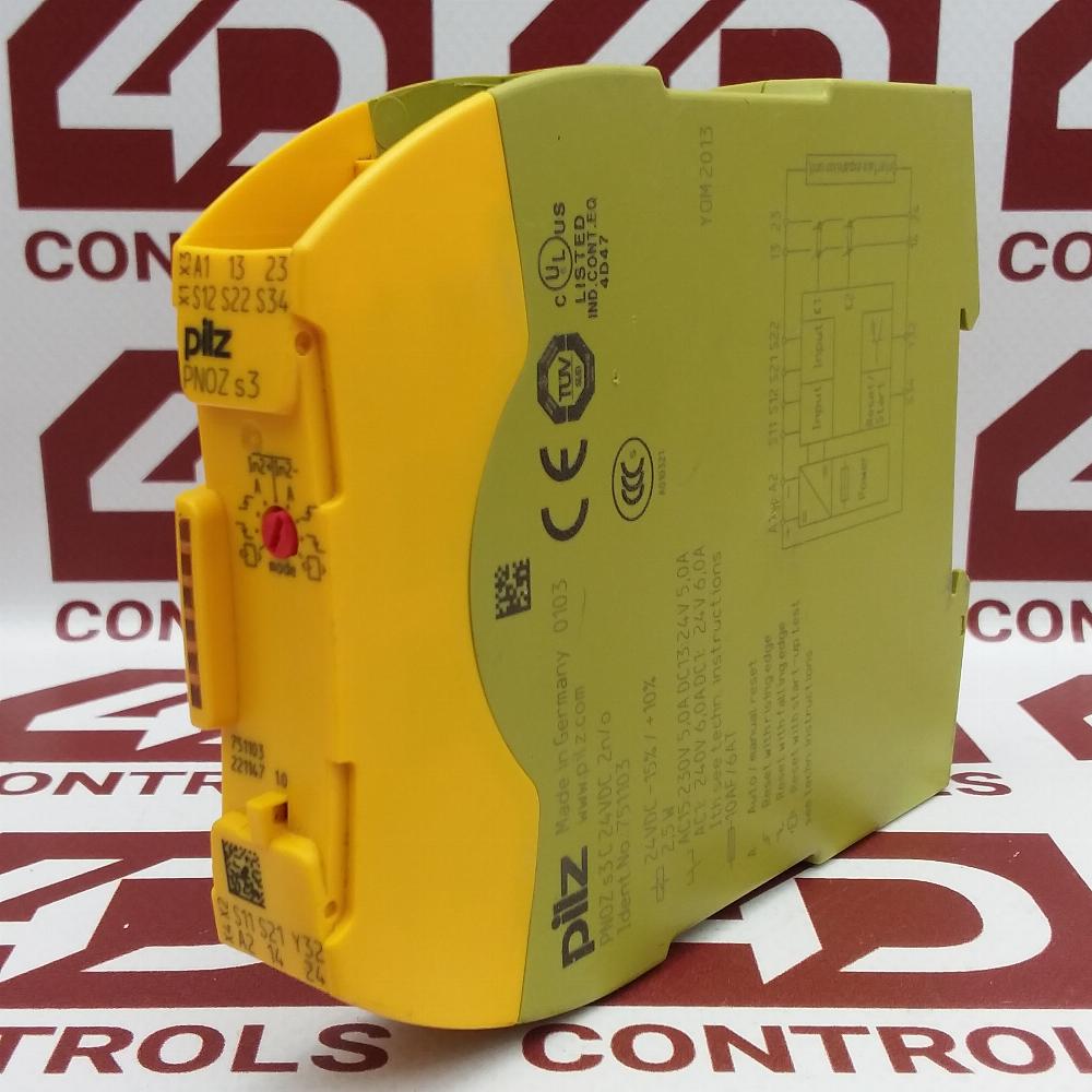 751103 | Pilz | (PNOZ S3 C 24VDC 2N/O) | Safety Relay, 24VDC