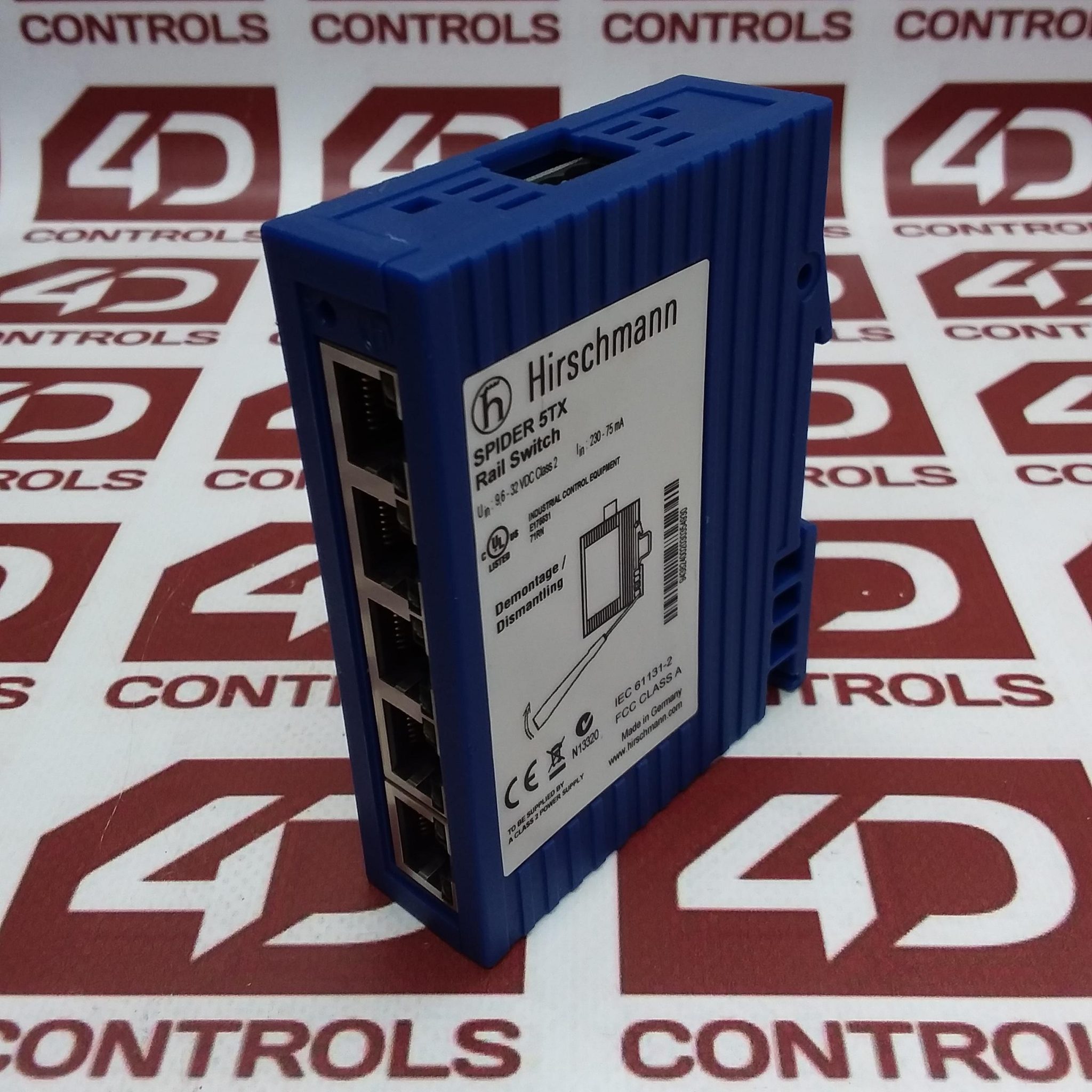 SPIDER 5TX | Hirschmann | Ethernet Switch, 9.6-32VDC, 5xRJ45