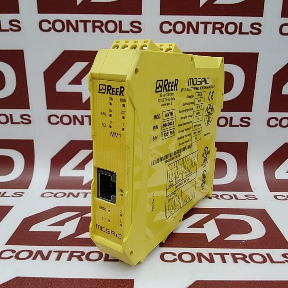 MV1H | REER | Safety Speed Monitoring Expansion Unit, 24VDC