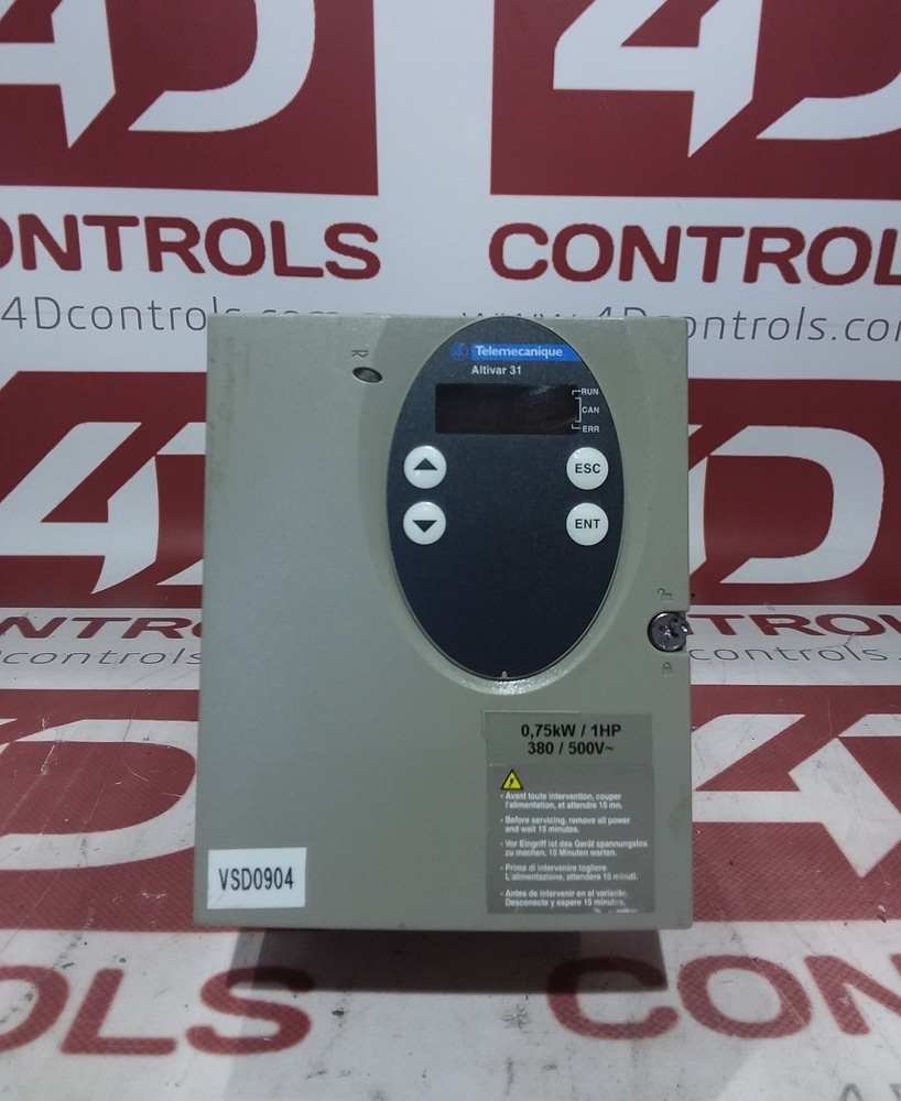 ATV31H075N4 | Telemecanique | Speed Drive, 0.75KW, 415V