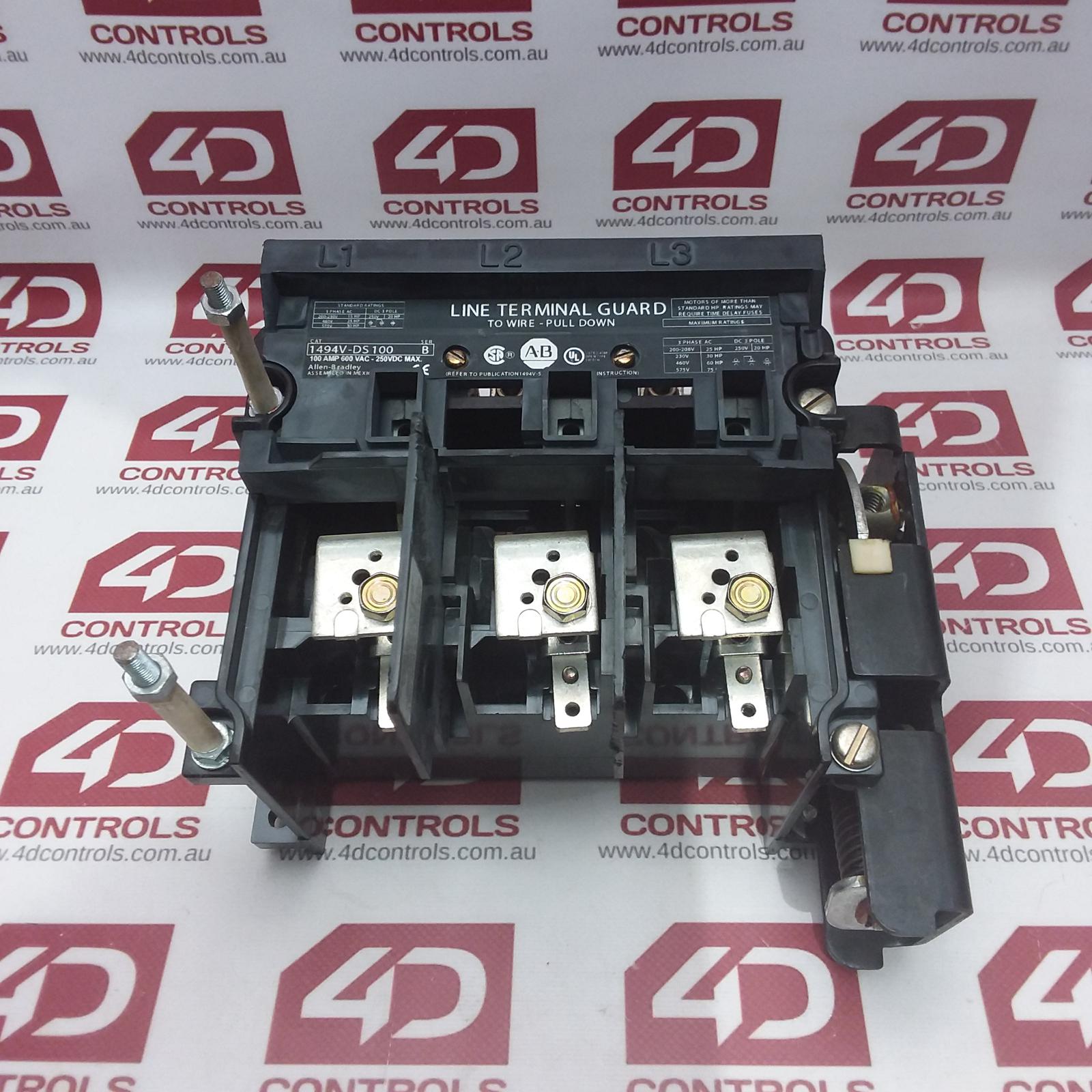 1494V-DS100 | Allen Bradley | Disconnect Switch 3P 100A 600V