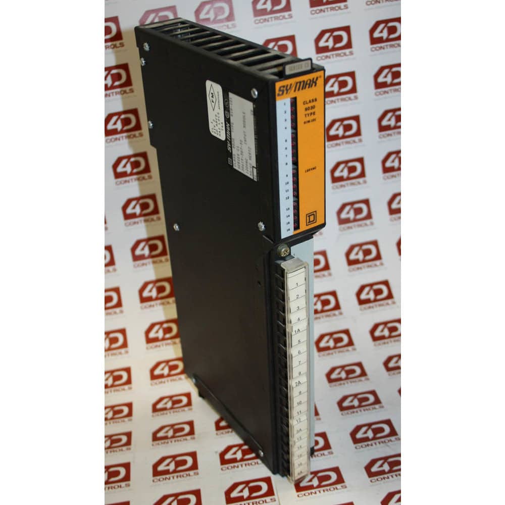Symax / Square D 8030 RIM-101 Input Module 16 Pt 120VAC 50/60HZ
