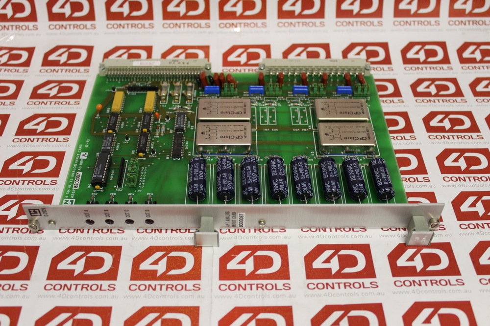 Leeds & Northrup 8303087-AS 4 Channel Analog Input Card