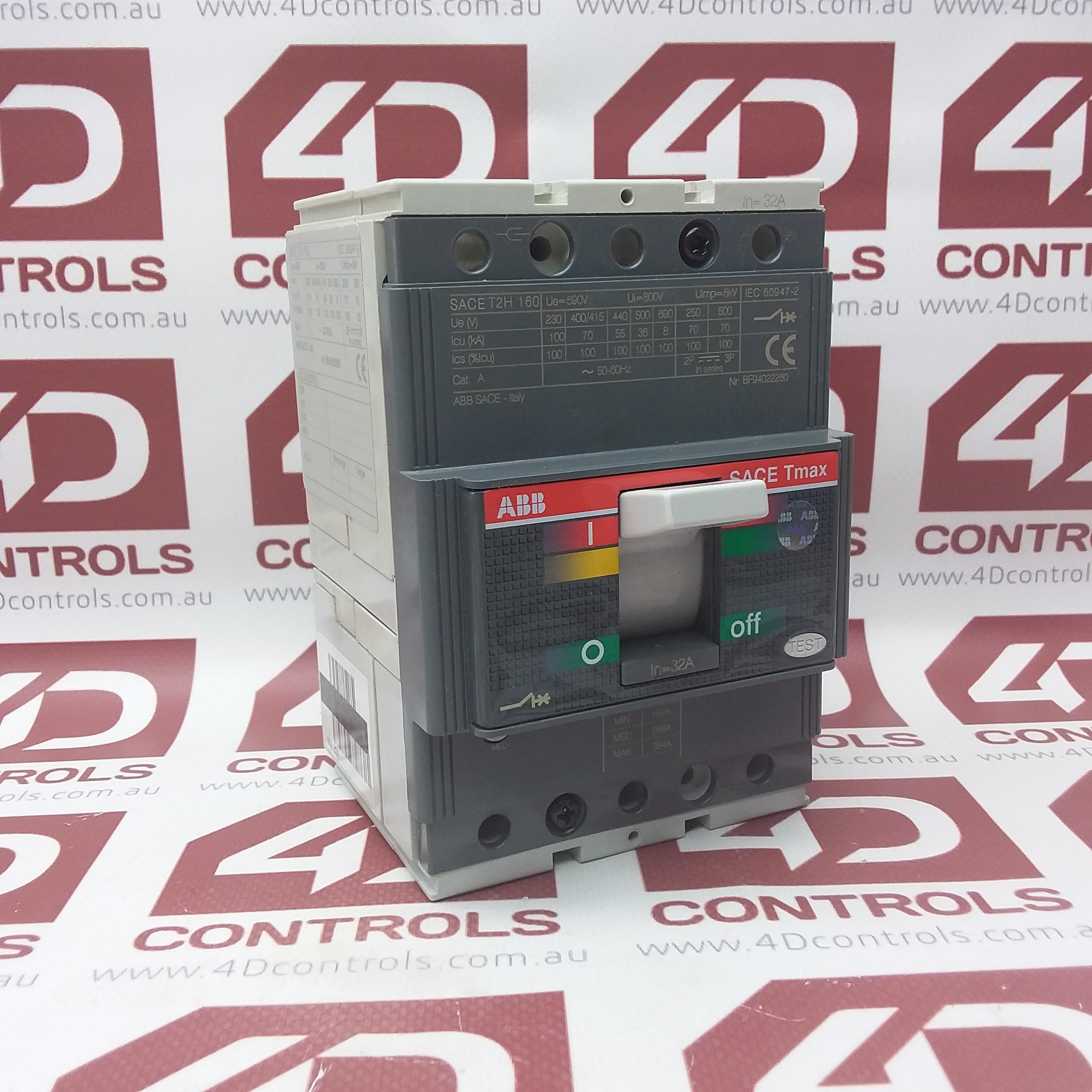 SACE T2H 160-32A | ABB | Moulded Circuit Breaker 34A 3 Pole