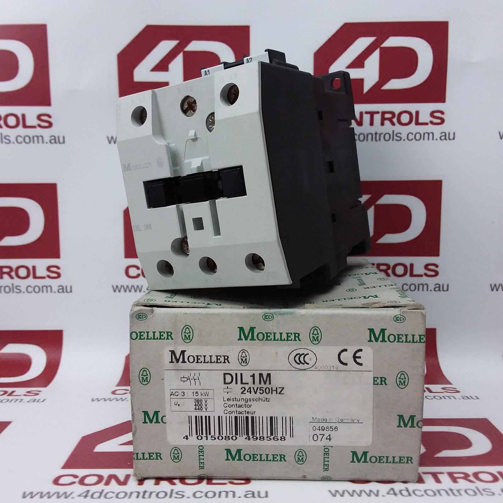 DIL1M-24V/50HZ | Moeller | Contactor 3 Pole 24V 50Hz
