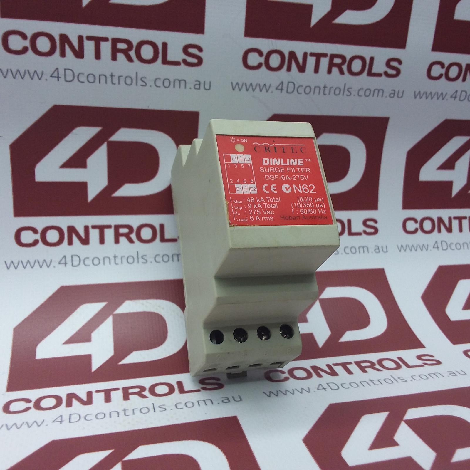DSF-6A-275V | Critec | Surge Filter 275VAC 50/60Hz 48kA