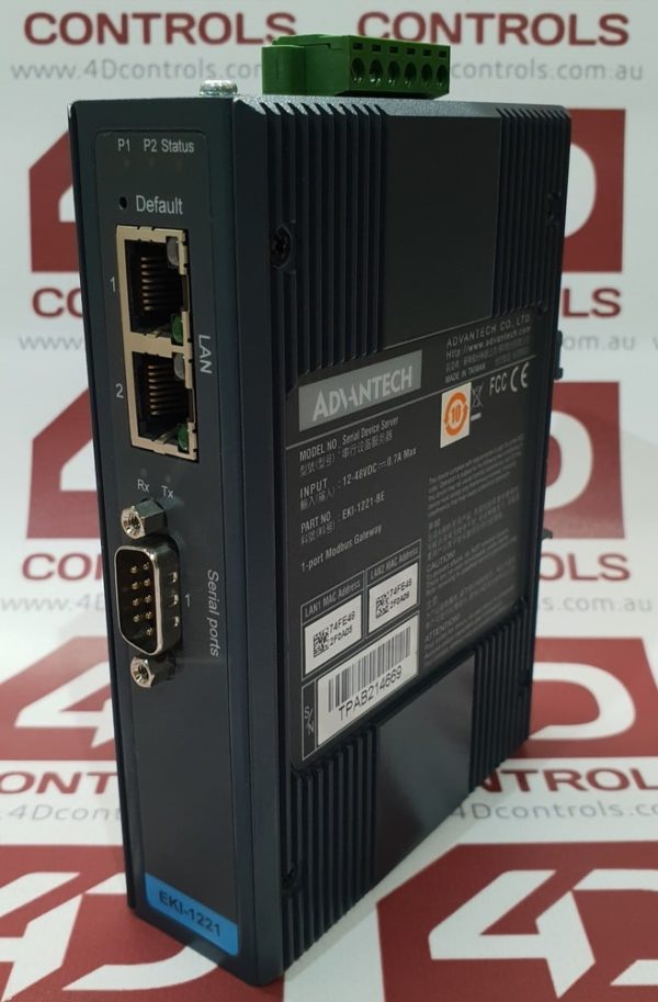 EKI-1221-BE | Advantech | Modbus Gateway Redundant Ethernet