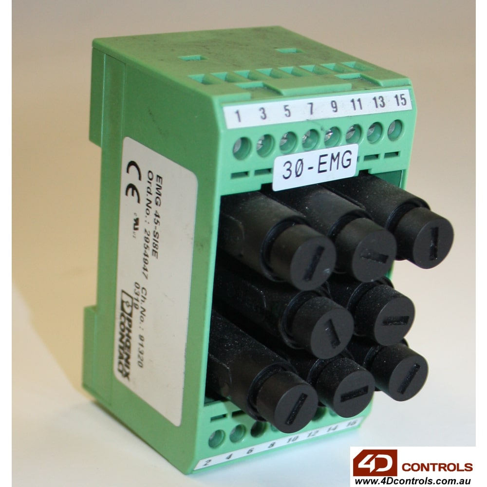 Phoenix Contact EMG 45-SI8E 8 FUSE ARRAY