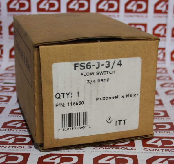 McDonnell & Miller FS6-J-3/4 Switch Flow In Line