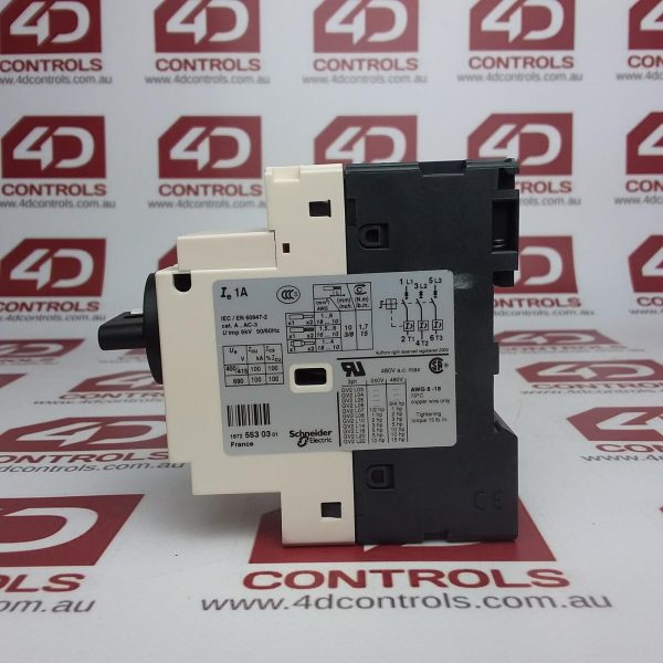GV2L05 | Telemecanique | Manual Starter Switch 600VAC 1A IEC
