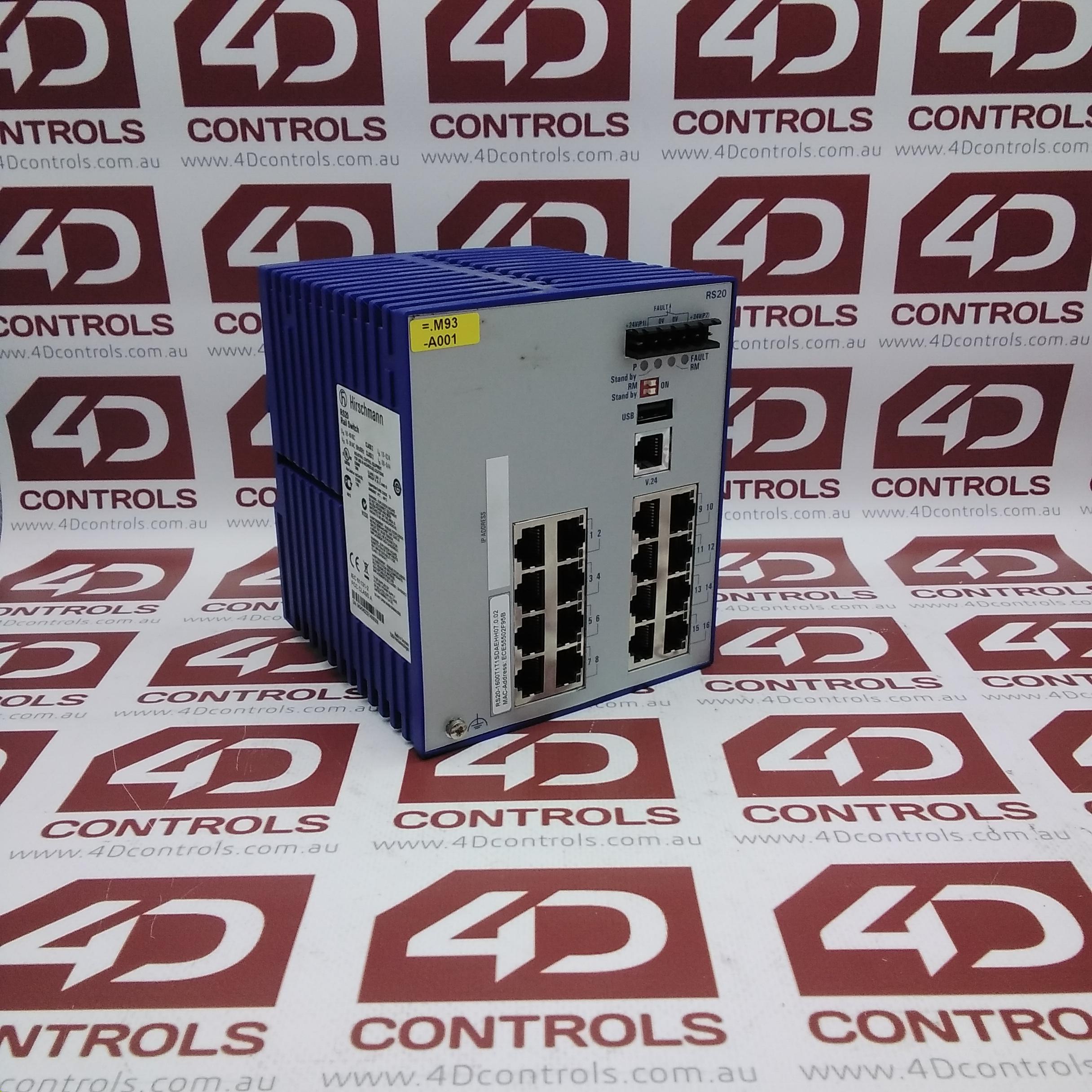 RS20-1600T1T1SDAE | Hirschmann | Ethernet Switch, RJ45 x 16