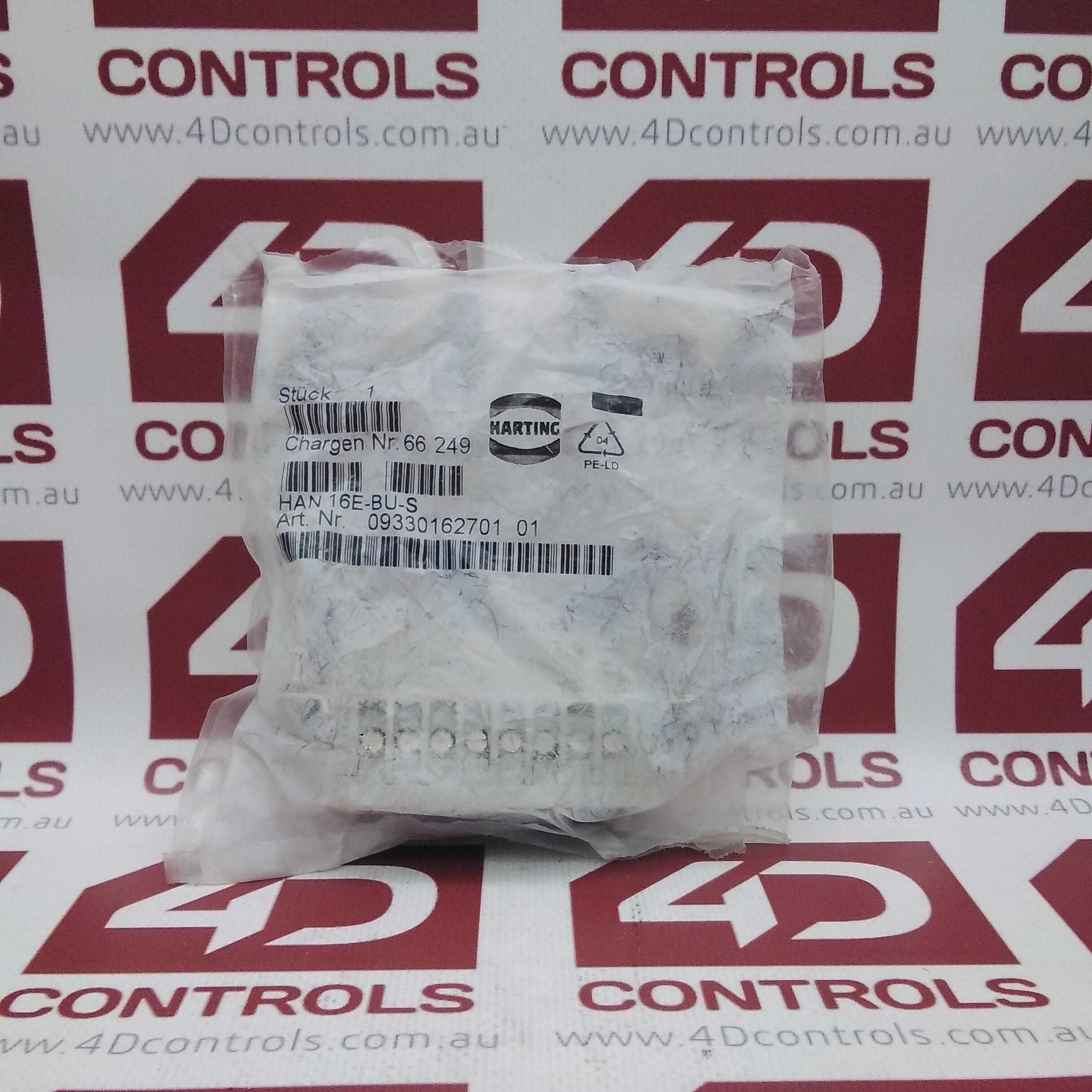 09330162701 | Harting | HAN 16E-BU-S Connector Insert 16 Pin