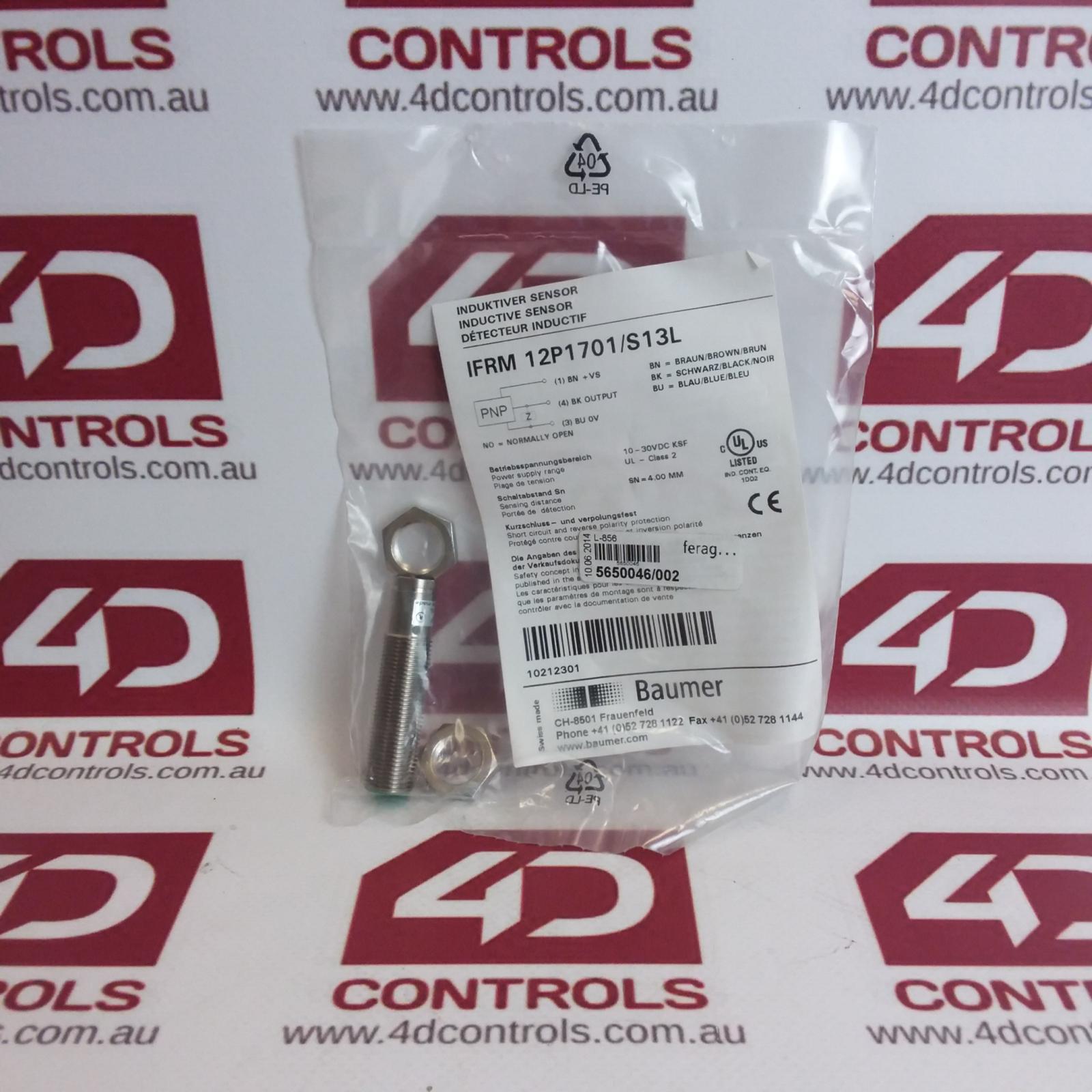 IFRM 12P1701/S13L | Baumer | Inductive Proximity Switch