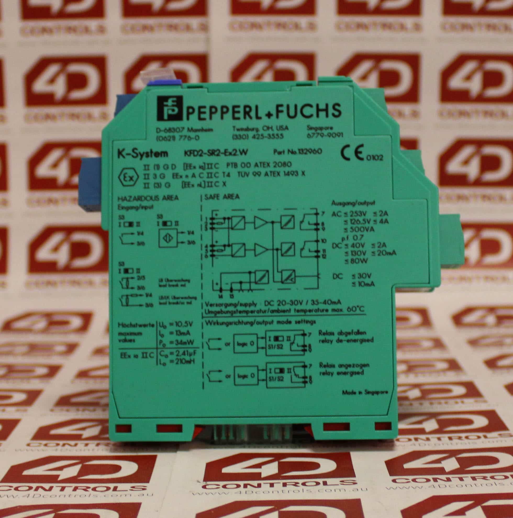 Pepperl and Fuchs KFD2-SR2-EX2.W Transformer Isolated Amplifier