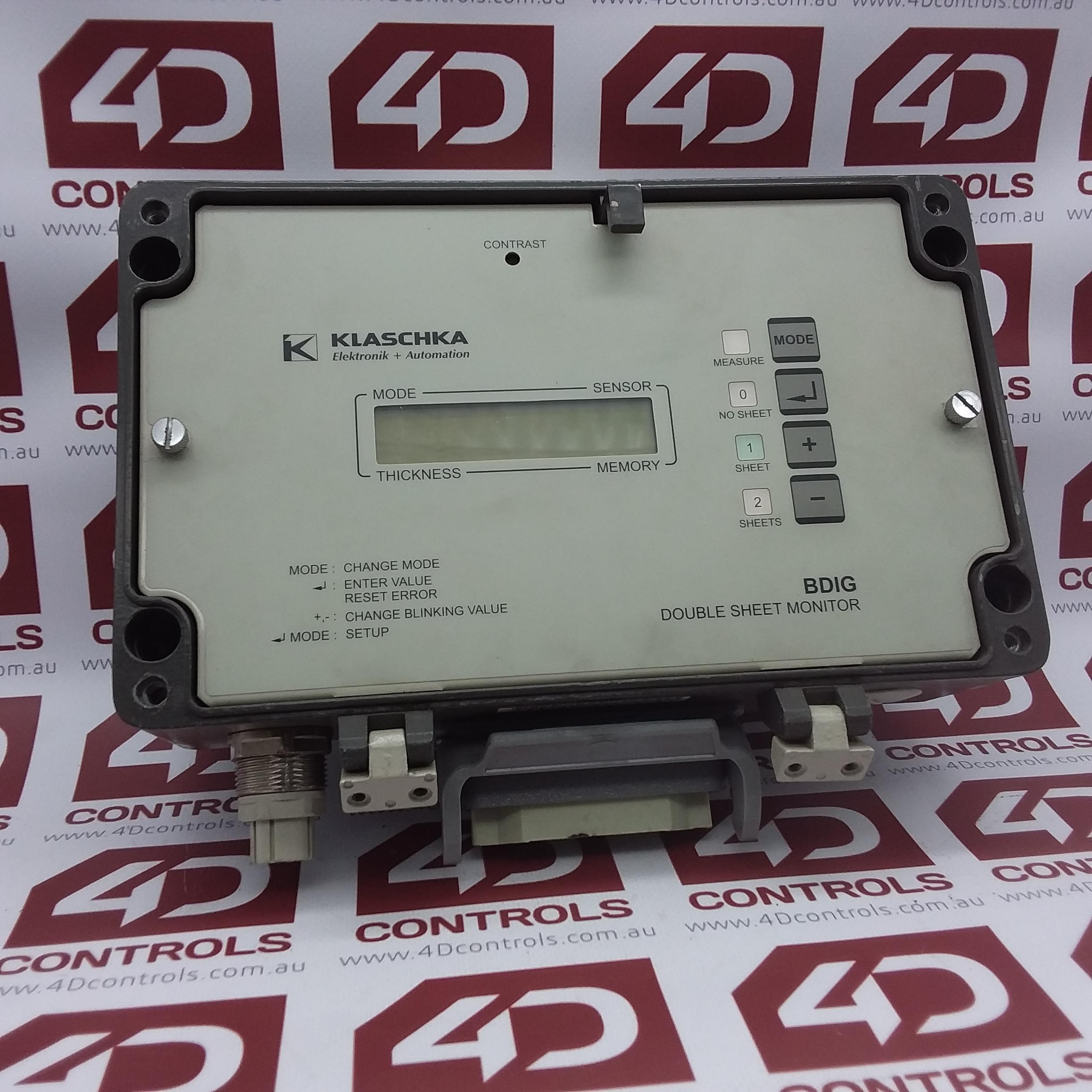 BDIG/I-3.3 | Klaschka | Sensor, Double Sheet Monitor, 24VDC