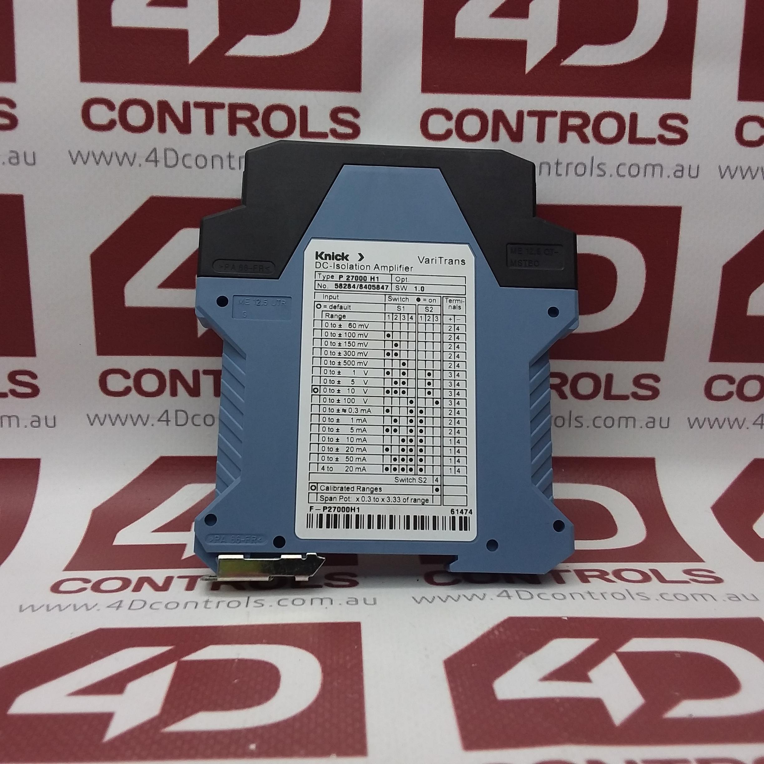 P27000H1 | Knick | DC Isolation Amplifier Adjustment
