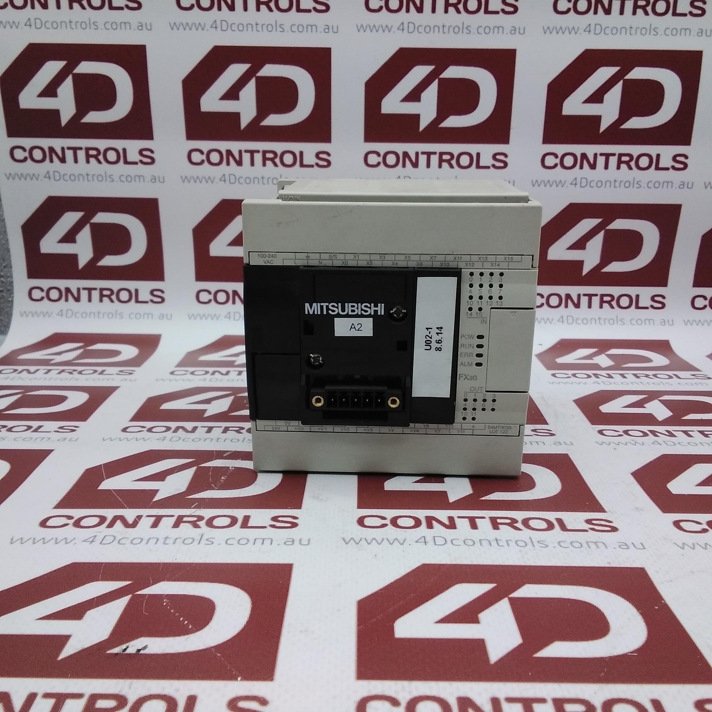 FX3G-24MT/ESS | Mitsubishi | Power Supply, Input: 100-240VAC