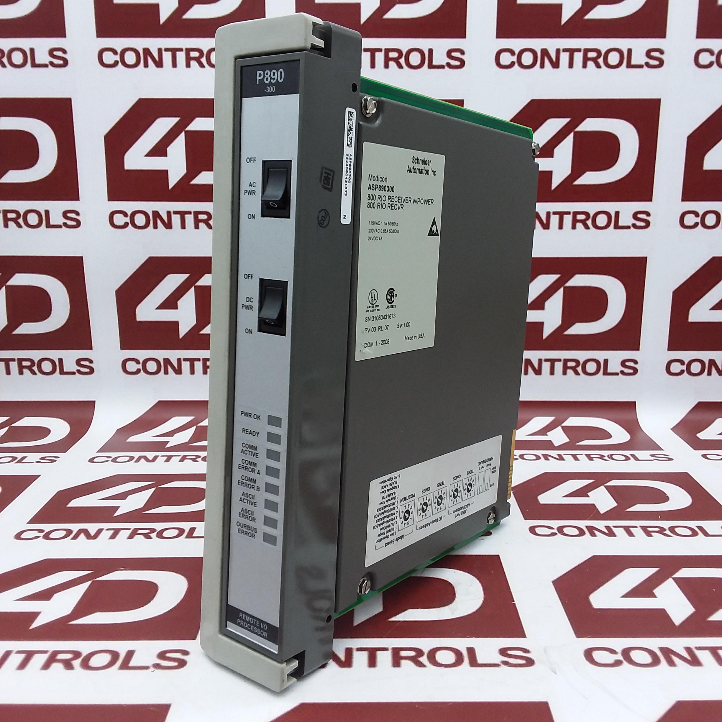 Modicon | AS-P890-300 | Receiver Module | 1.1AMP | 115/230VAC