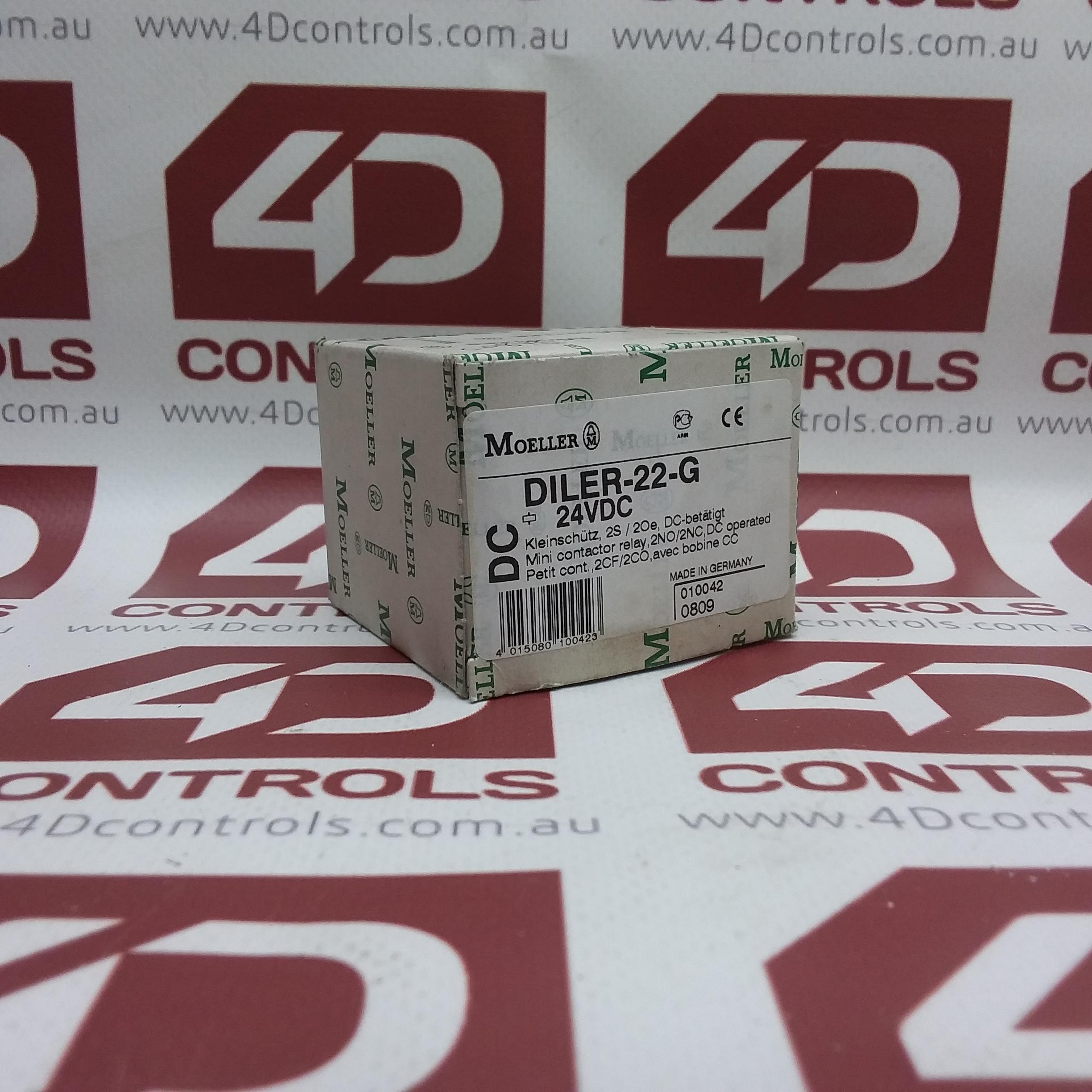DILER-22-G | Moeller | Miniture Control Relay 10A 600V 24VDC