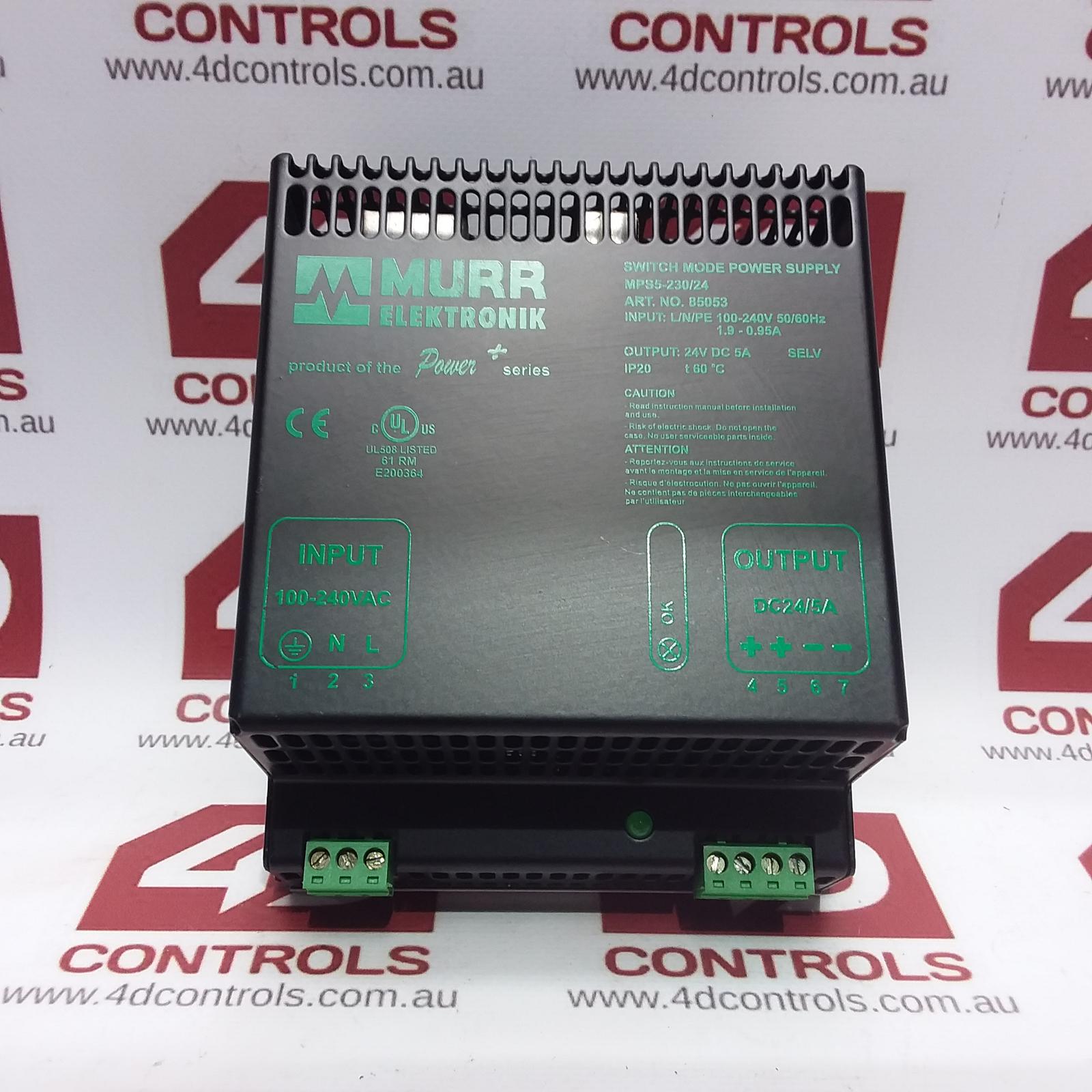 MPS5-230/24 | Murr Elektronic | Power Supply 1 Phase 90-265V