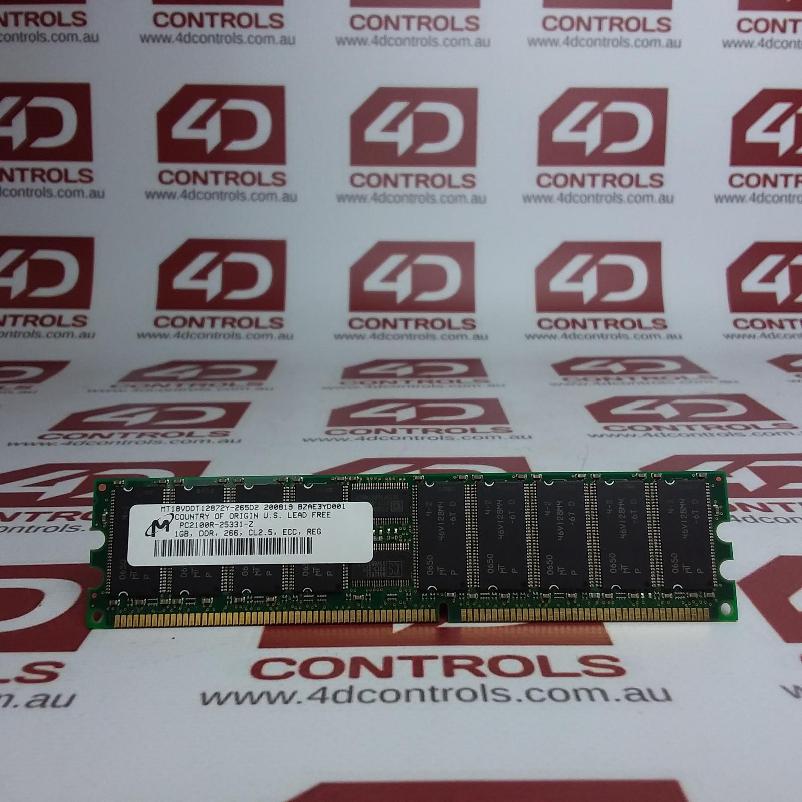 MT18VDDT12872Y-265D2 | Micron | Server Memory 1GB