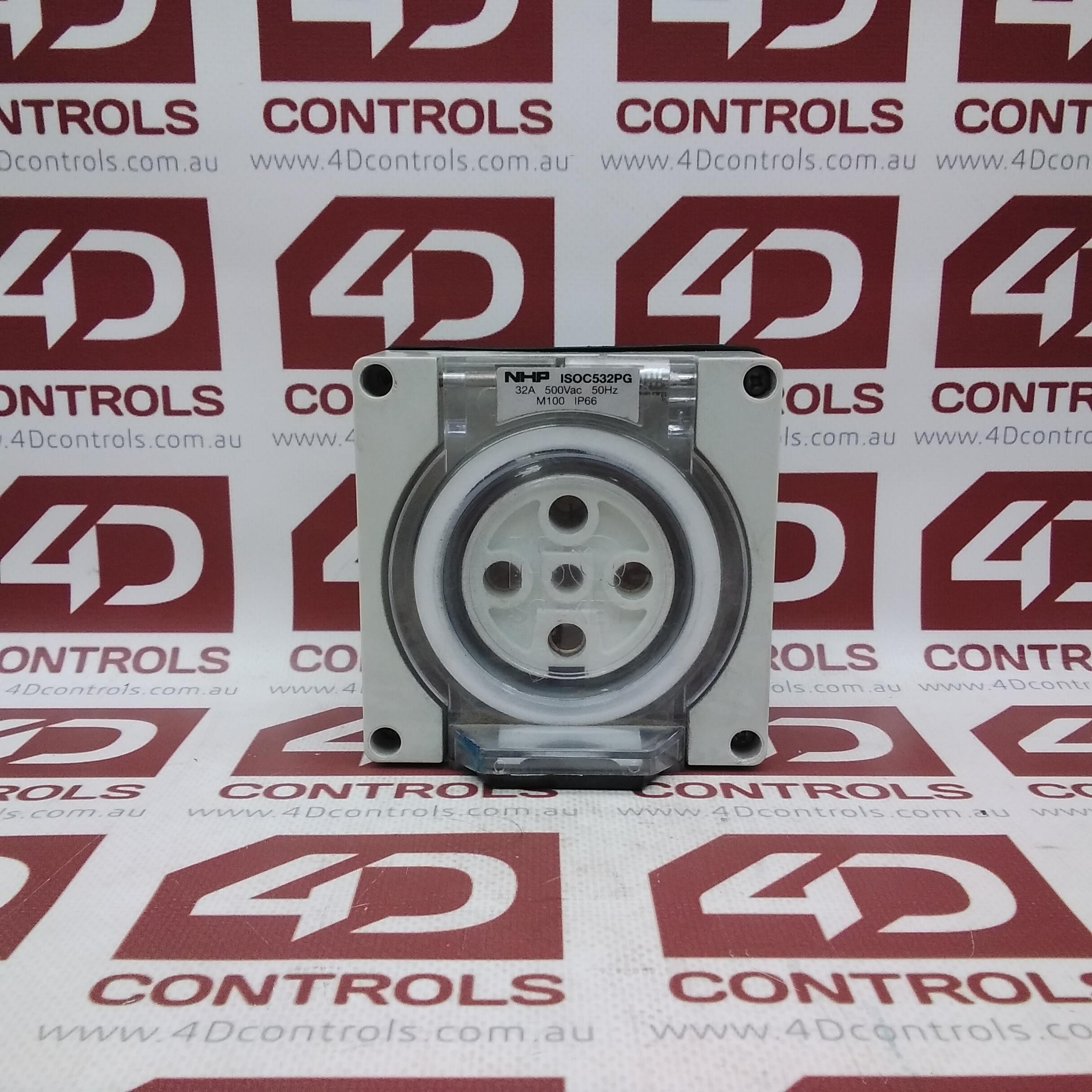 ISOC532PG | NHP | Socket Outlet 32A 5 Pin 500VAC 50HZ M100