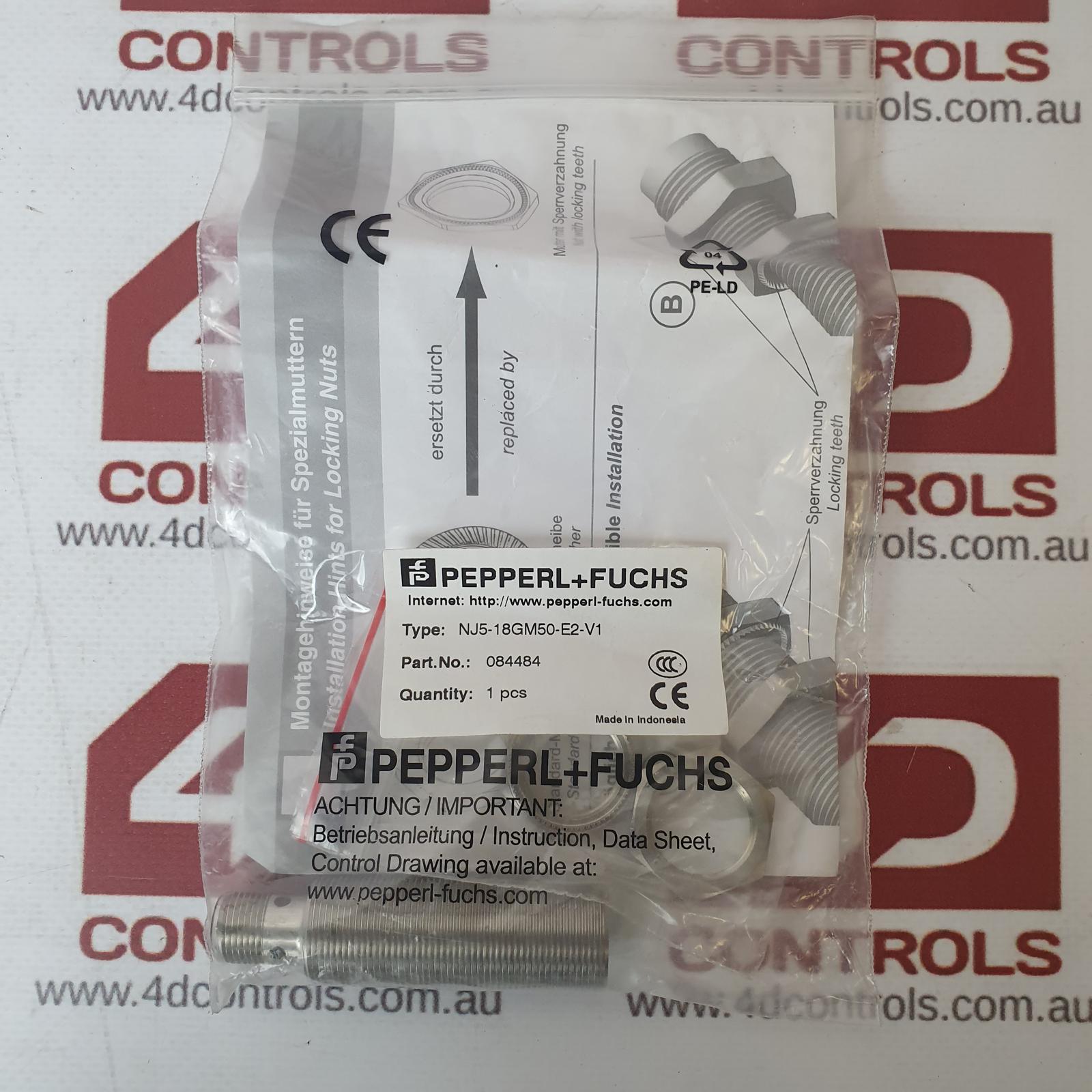 NJ5-18GM50-E2-V1 084484 | Pepperl+Fuchs | Proximity Sensor