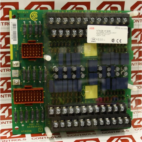 NTAI06 | ABB | Termination Unit 16 Input Universal Analog 0.5A