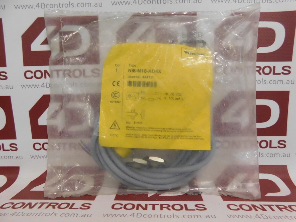 Ni8-M18-AD4X | Turck | Proximity Sensor 100mA 10-65VDC 8mm