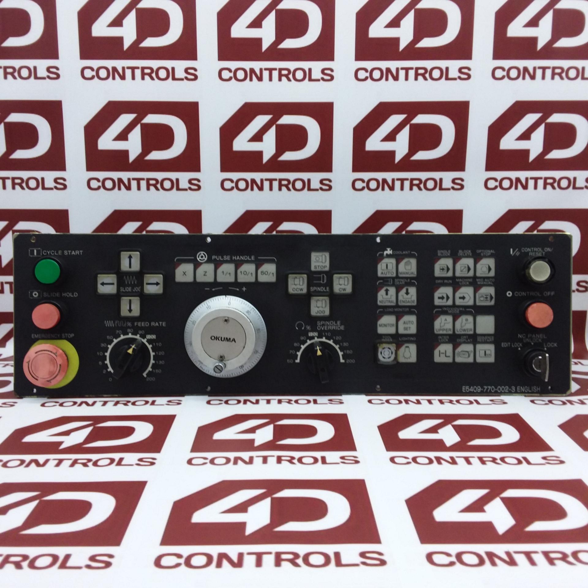 E5409-770-002-3 | Okuma | Operator Panel W/Pulse Handle