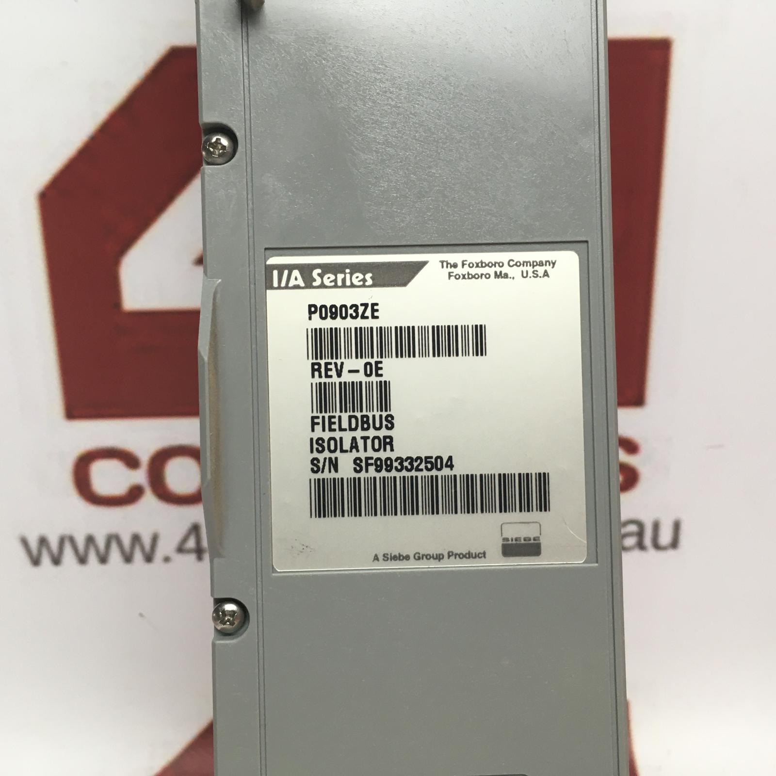 P0903ZE | Foxboro | (Invensys) I/A Series Fieldbus Isolator