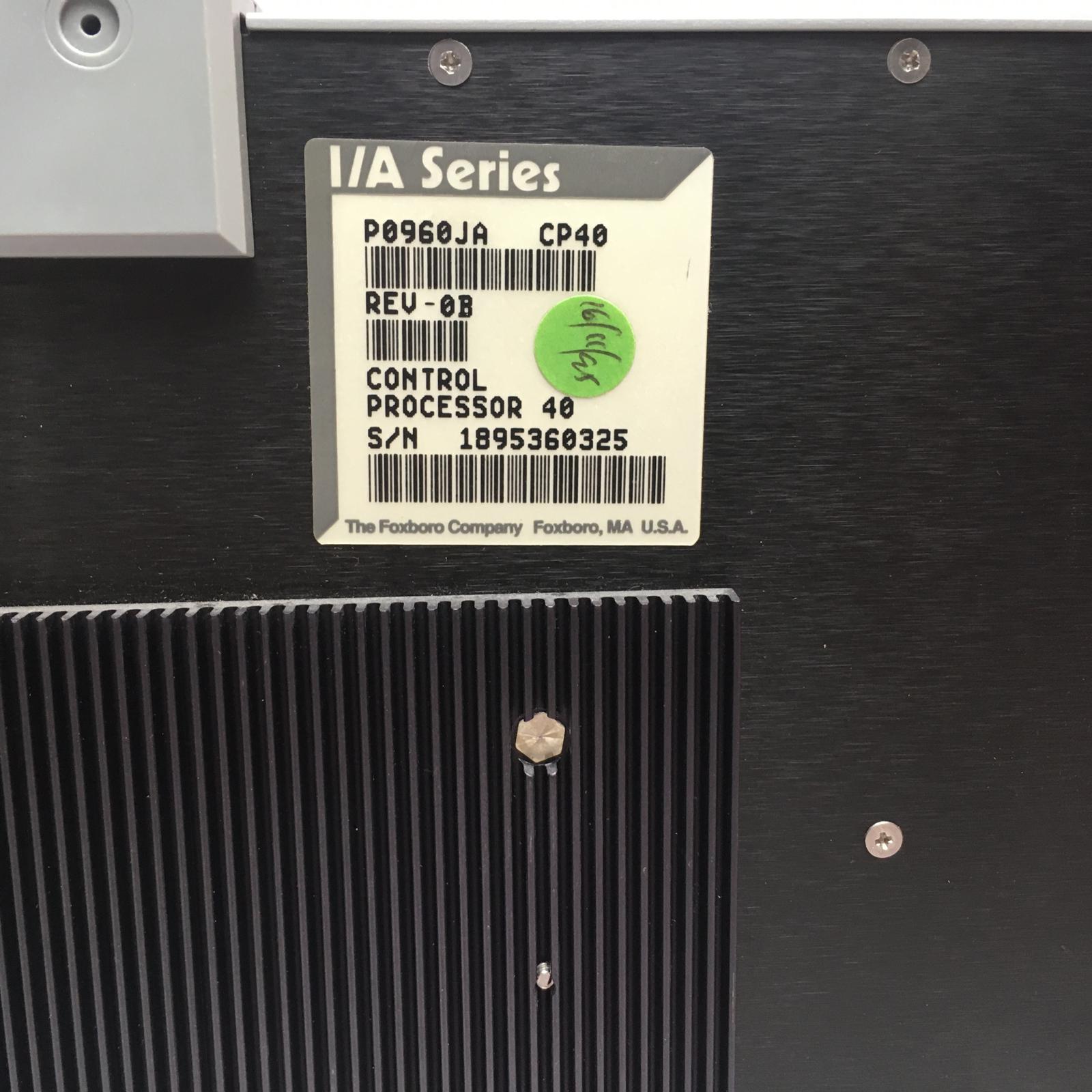 P0960JA | Foxboro | (Invensys) I/A Series Control Processor