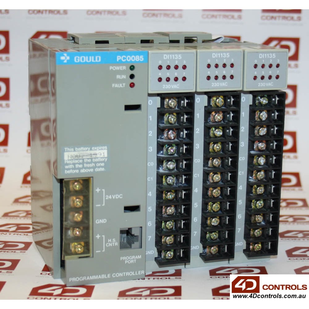 PC-0085-104 | Modicon | CPU Rack 3 Slot 24VDC