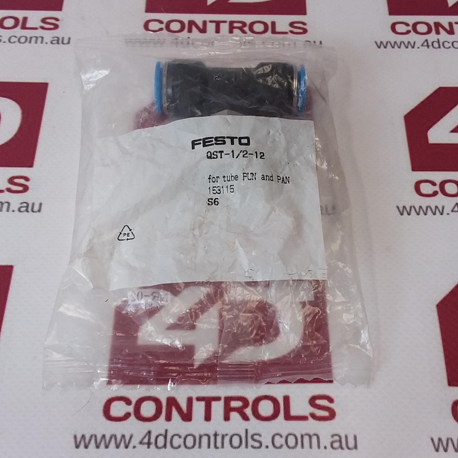 QST-1/2-12 | Festo | 153115 Push-in Type T-Fitting 12mm Tube