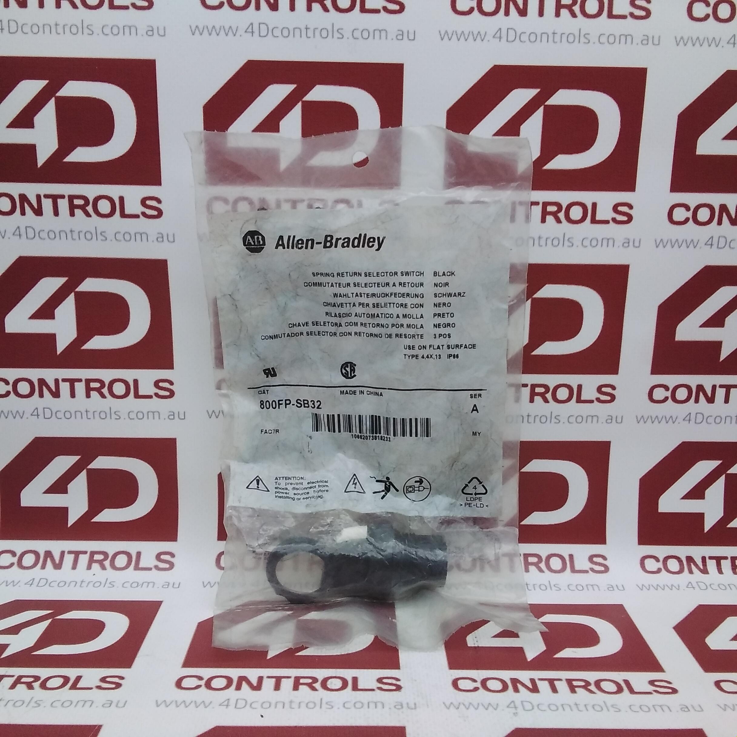 800FP-SB32 | Allen Bradley | Selector Switch, 3 Position, 22.5mm