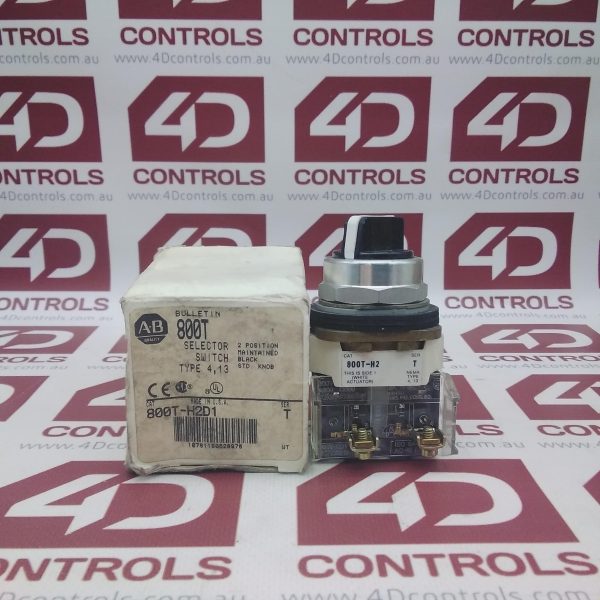 800T-H2D1 | Allen Bradley | Selector Switch, 30.5mm, 2 Position