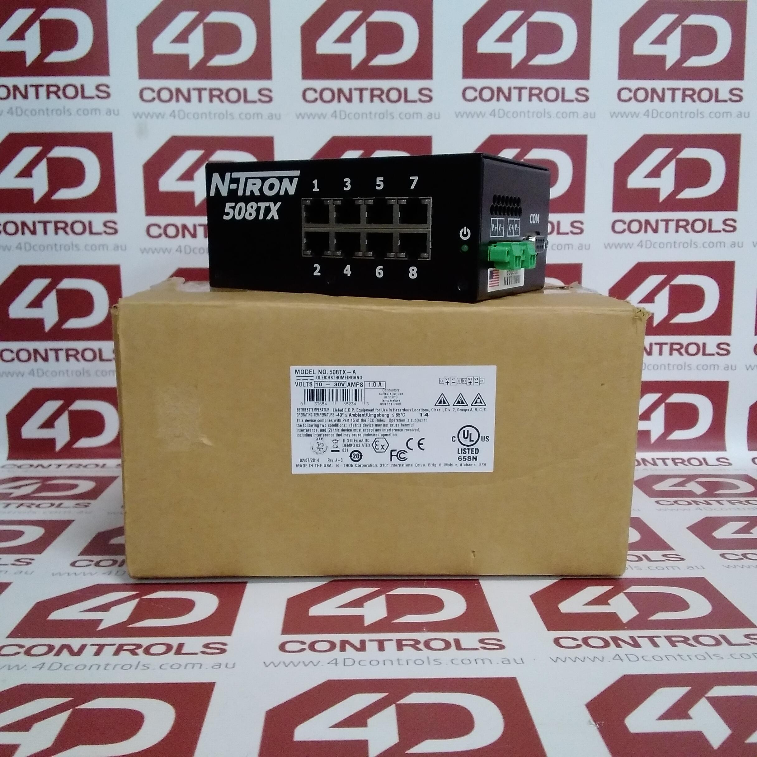 508TX-A | Red Lion | Industrial Ethernet Switch, 8 Port